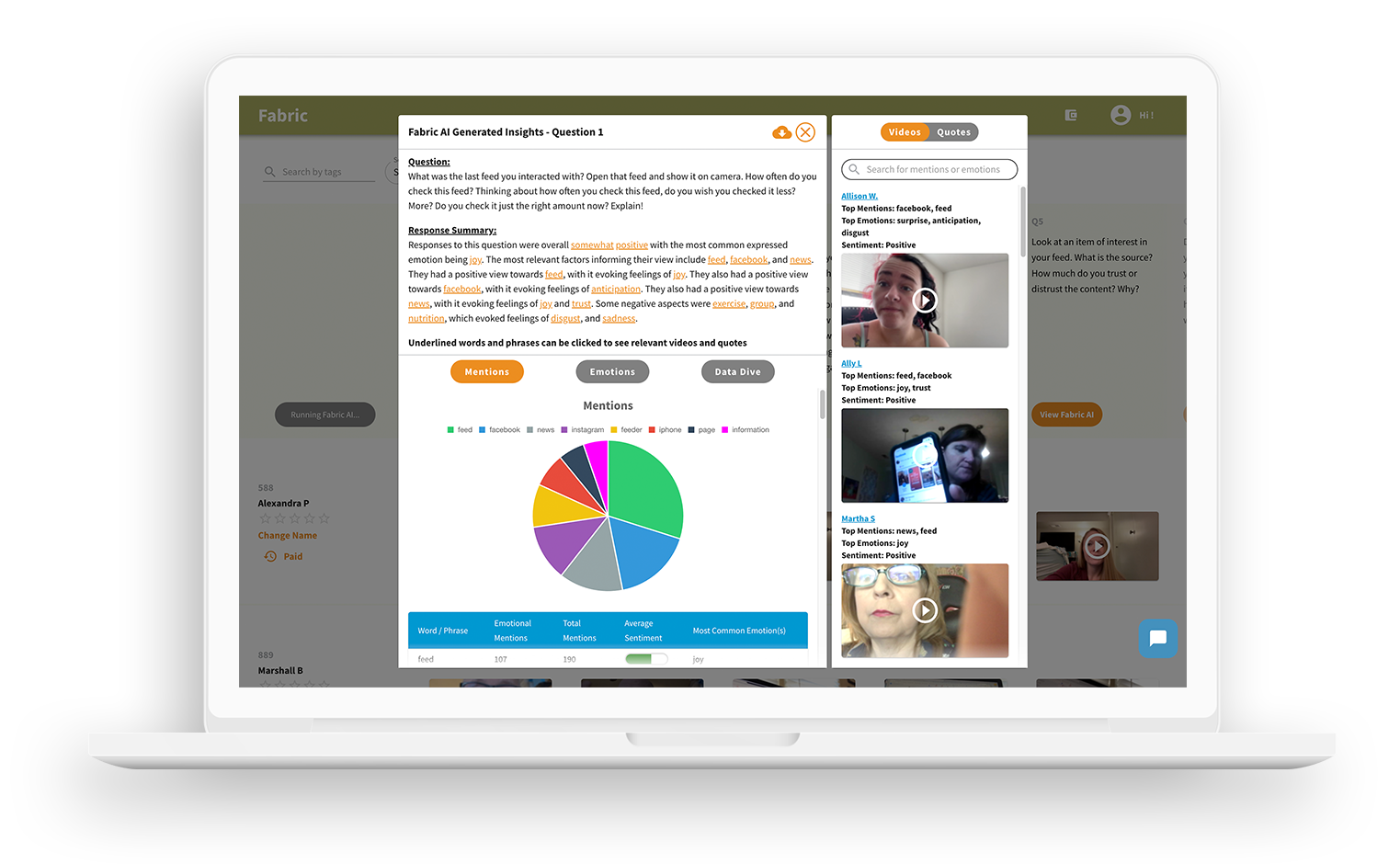 Mobile Video Survey Platform | Fabric